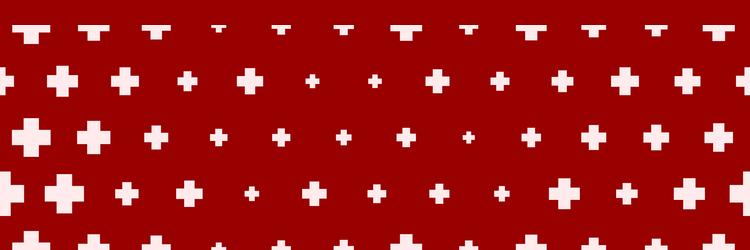 Seamless hospital background with plus symbols Vector Image