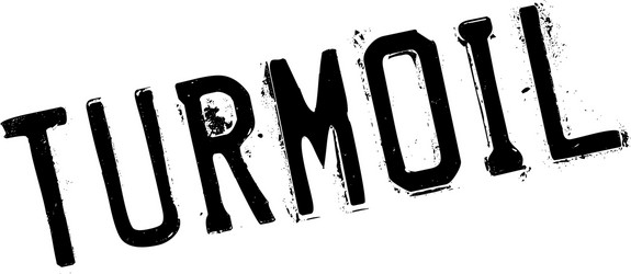 Turmoil rubber stamp Royalty Free Vector Image