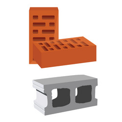 Brick isolated Royalty Free Vector Image - VectorStock