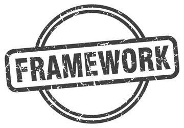 Square grunge black framework stamp Royalty Free Vector