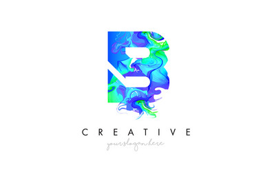 Creative corporate b letter logo icon design Vector Image