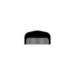 Comb icon logo design Royalty Free Vector Image