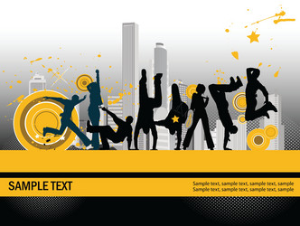 Street dance competition on stage Royalty Free Vector Image