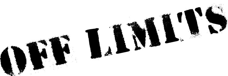 Off limits rubber stamp Royalty Free Vector Image