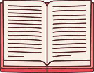 Red book design Royalty Free Vector Image - VectorStock