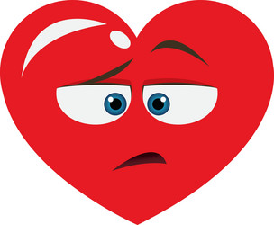 Dislike heart cartoon icon Royalty Free Vector Image