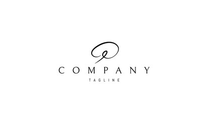 Abstract letter lp logo pl design Royalty Free Vector Image