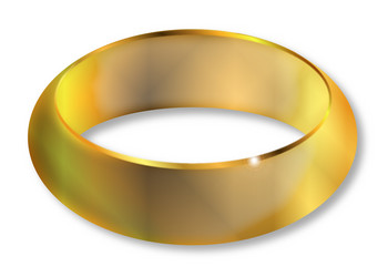 Gold Thick Ring Vector Images (44)