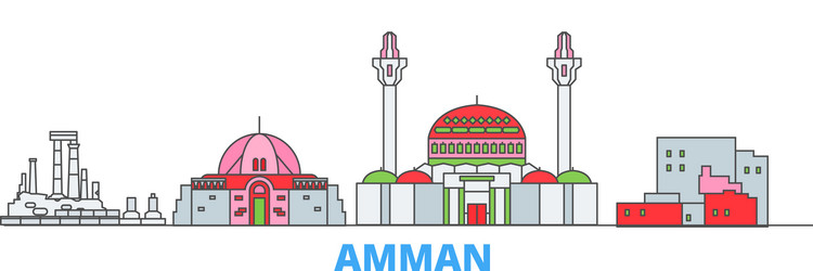 Amman Skyline Vector Images (74)