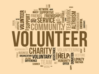 Volunteer Word Cloud Vector Images (65)