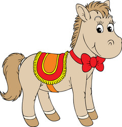 Horses - mare and foal Royalty Free Vector Image