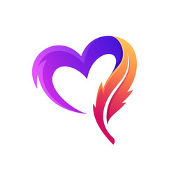 Peacock Feather Heart Vector Images (over 120)