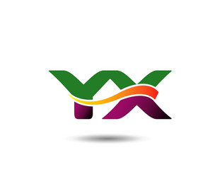 Yx logo Royalty Free Vector Image - VectorStock