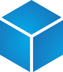 Cube business Royalty Free Vector Image - VectorStock