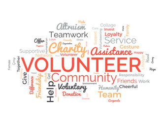 Volunteer Word Cloud Vector Images (65)