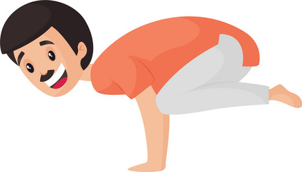 Man smiling cartoon Royalty Free Vector Image - VectorStock