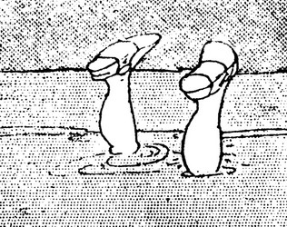 Simple simon crying vintage Royalty Free Vector Image