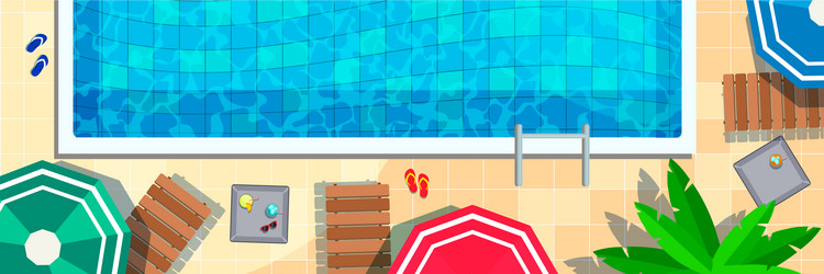 Gradient swimming pool background Royalty Free Vector Image