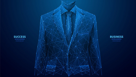Man in suit Royalty Free Vector Image - VectorStock