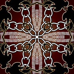 Versace Chain Pattern Vector Images (49)