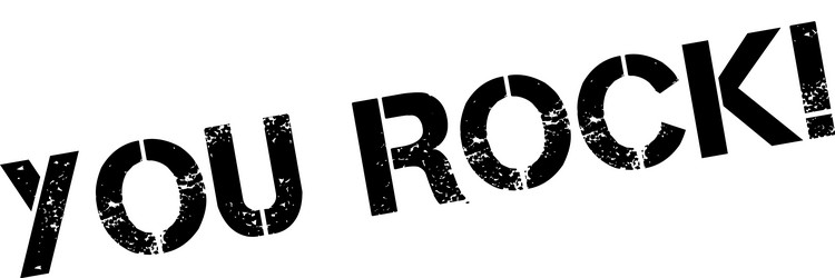 You Rock Stamp Vector Images (89)
