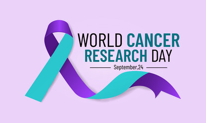 National cancer research month september Vector Image