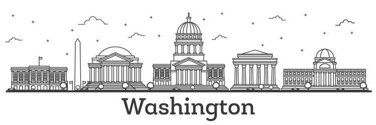 Washington Dc Skyline Vector Images (over 700)