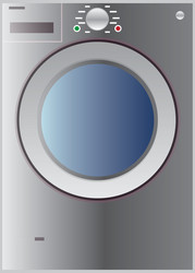 Washing machine clip art Royalty Free Vector Image