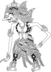 Prabu janaka Royalty Free Vector Image - VectorStock