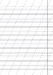 Graph paper printable striped grid paper Vector Image