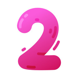 Pink balloon percent sign indicating percentage Vector Image