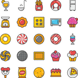 Cute icon set for web and mobile app Royalty Free Vector