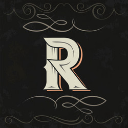 Cursive Font Letter R Vector Images (44)