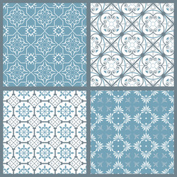 Set of seamless patterns Royalty Free Vector Image