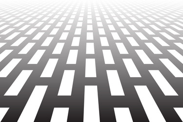 Pattern in diminishing perspective Royalty Free Vector Image