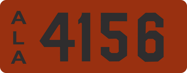 Alabama License Plate Vector Images (48)