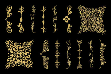 Medieval Dividers Vector Images (over 260)