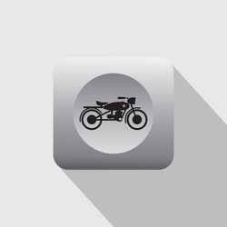 Chopper motorcycle icon Royalty Free Vector Image