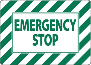Electrical equipment warning sign emergency stop Vector Image