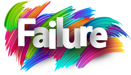 Low risk paper word sign with colorful spectrum Vector Image