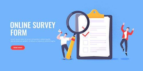 Checklist complete business concept tiny people Vector Image