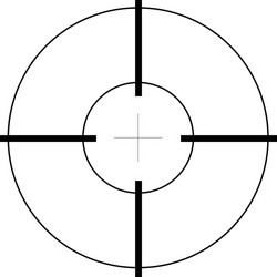 Shoot focus cursor Royalty Free Vector Image - VectorStock