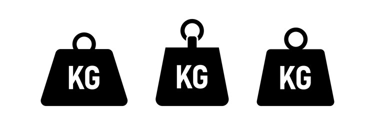 Kitchen scale icon weight icons Royalty Free Vector Image