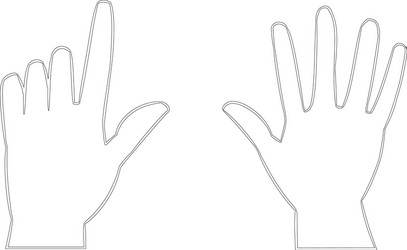 Abstract Two Hands Vector Images (over 5,800)