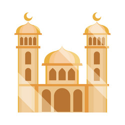 Arab mosque temple Royalty Free Vector Image - VectorStock
