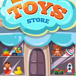 Logo for toy store Royalty Free Vector Image - VectorStock