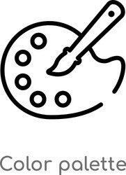 Paint Palette Outline Vector Images (over 10,000)