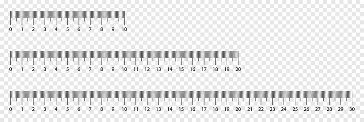 20 cm corner ruler template measuring tool Vector Image