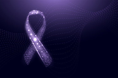 Domestic violence awareness month concept banner Vector Image