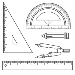 Triangle Protractor Vector Images (over 2,200)
